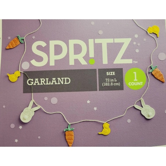 Target | Holiday | Spritz Easter Crocheted Garland 72 Bunny Carrot ...